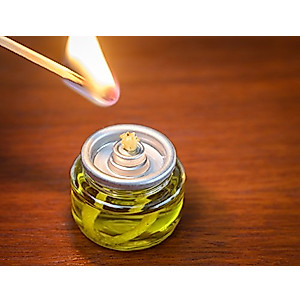 SHABBOS OIL CANDLE LIGHT. Pre-Filled (for quick lighting) Beautiful High Flame, (throughout the entire time) SEALED, NO SPIL, NO MESS, 100% Extra Virgin Olive Oil Burns Approx. 6 Hrs 22 per pack