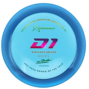 Prodigy Disc Gannon Buhr 400 D1 | 2022 Signature Series Edition | 170-174g | Disc Golf Distance Driver | Great for Headwind & Overstable Drives | Overstable Distance Driver | Colors May Vary