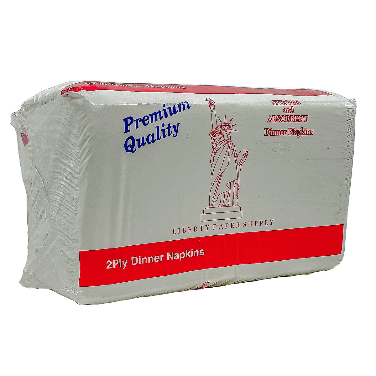 VeZee Premium Quality 2-Ply Disposable White Dinner Paper Napkins Ideal for Restaurant, Dinner, Lunche, Bar, Cocktail, Weddings, Birthday & All Occasions.: 3000CT