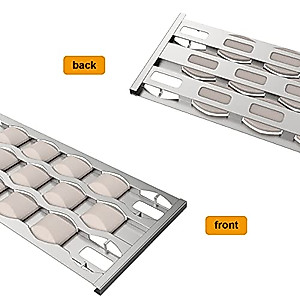 GLOWYE 16.5" Flame Tamers Ceramic Briquettes Replacement for Turbo 720-0057 CG3CKW CG4CKW CK4CKWN Elite CG3TDN CG5TDN XG3TCN XG4TDN 720-0057 Classic CG3TCN CG4TCN