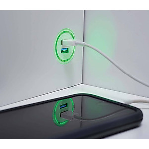 Napoleon Stylus Cara Series 32 Electric White Fireplace - Wall Mount Shelf Style - Home WiFi App Compatible - LED Display - with Remote Control - NEFP32-5019W