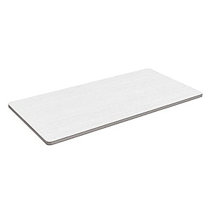 AIMEZO 47 x 24 inch Table Top Solid One-Piece Table Top Universal Desk Top for Standing and Sit to Stand Height Adjustable Desk FramesWhite