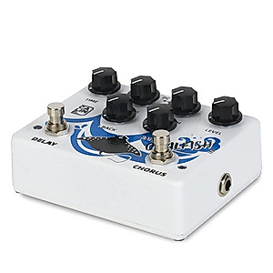 Caline DCP-03 DEVILFISH Chorus Delay Effect Pedal Dual Guitar Pedal