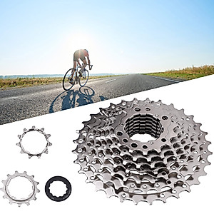 Bike Freewheel Cassette Sprocket, 9/10/11/12 Speed 32/36/42/46T Road Bicycle Replacement Accessories, Bicycle Multiple Freewheel,Bike Sprocket(9S 11-32T), Freewheel Bike Cassette Road 11-32T Spro
