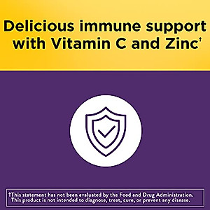 Nature Made Elderberry with Vitamin C and Zinc, Dietary Supplement for Immune Support, 100 Gummies, 50 Day Supply