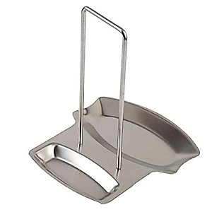 Kitchen Stainless Steel Pan Pot Rack Lid Rack Stand Spoon Rest Cover Holder