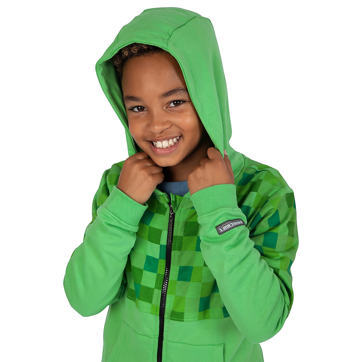 Minecraft Minecraft Merchandise Boys Green 7 Hoodie
