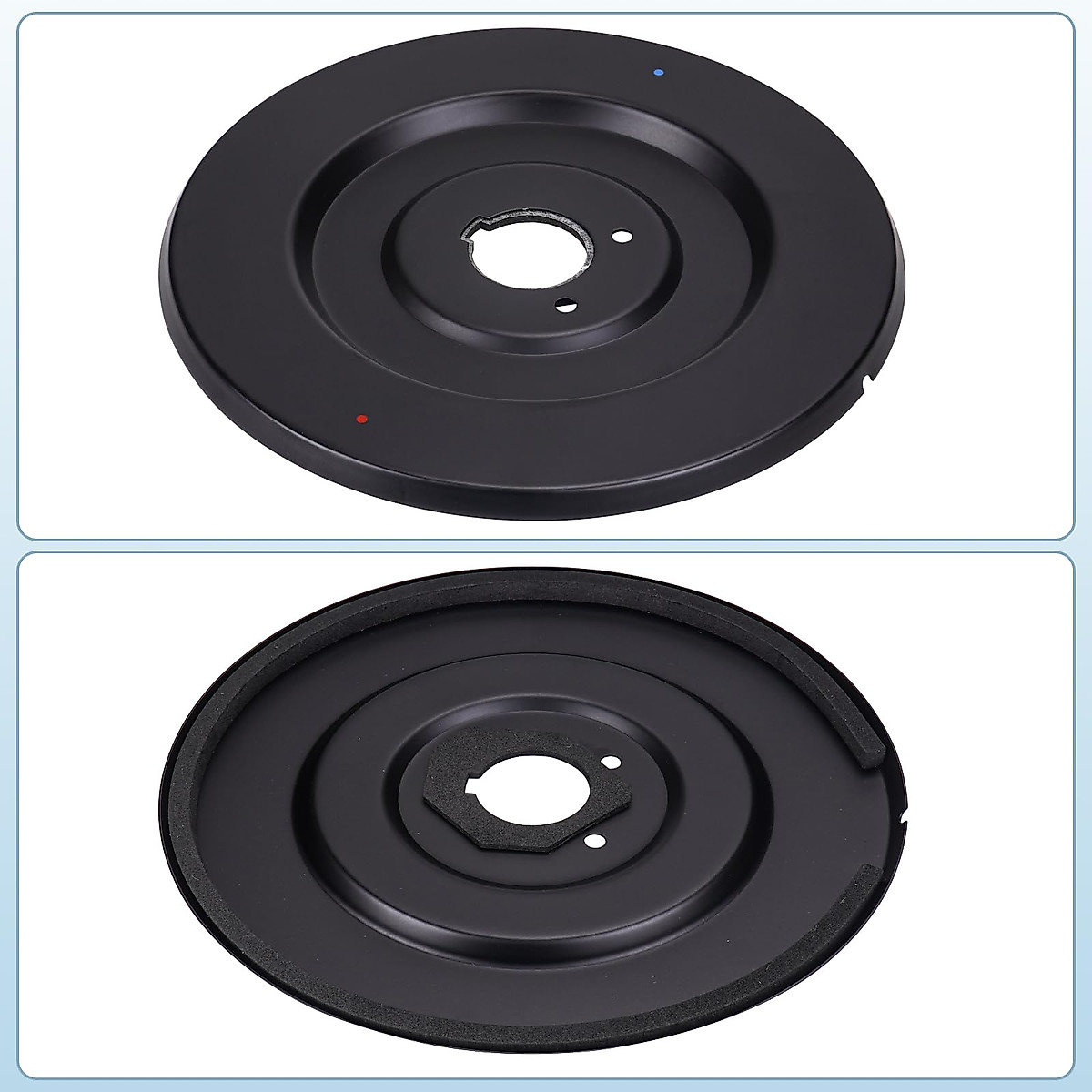 Chateau Collection Escutcheon Replacement for Moen 16090, for One-Handle Tub and Shower Faucets, Matte Black