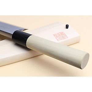 Yoshihiro Shiroko High Carbon Steel Kasumi Deba Japanese Fillet Chef's Knife 7inch(180mm)