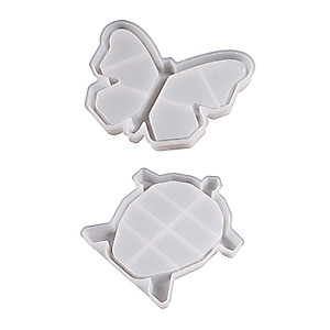 Large Butterfly Tray Resin Mold,Silicone Butterflies Epoxy Resin Casting Mold DIY Coaster Dish Resin Mold Mat for Jewelry Making
