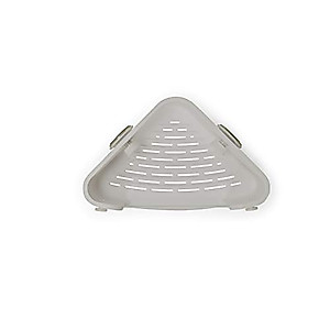 Umbra Flex with Patented Gel-Lock Technology Suction Cup, Corner Bin, Grey