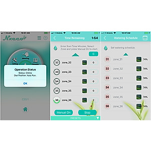 NxEco 36- Zone Smart Irrigation Sprinkler Controller HWN12-200+, Smart Watering Timer with Weather Aware, Remote Access, Work on Mobile App