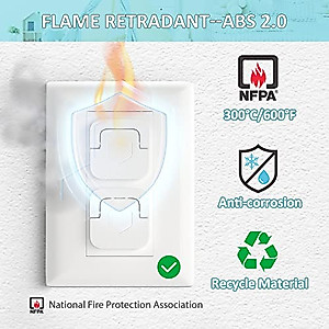 Baby Proofing Outlet Covers (60 Pack) Electric Outlet Pulg Covers for Baby Safety Socket Cover Protector Cap to Prevent Your Child from Power Shock Hazard