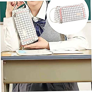 Eioflia Pencil Case Large Capacity Pen Holder Pouch Multifunctional Stationery Cosmetic Bag Pen Organizer for Students Cosmetic Storage Bag