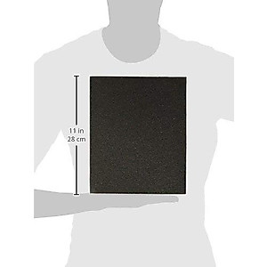 Mercer Industries 220220A - 9 x 11 Silicon Carbide Waterproof Paper Sheets, Grit 220A (50 pack)