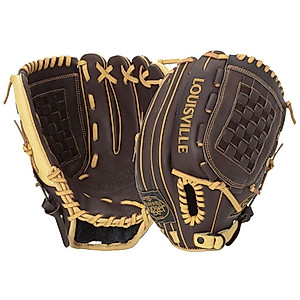 Louisville Slugger Omaha Select Mitt, Right, Brown, 12"