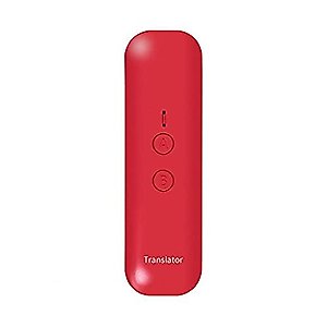 WDSD C-1 5.0 Rechargeable Fast Connection Mini Portable Voice Multi-Language Smart Translator for Overseas Business Meeting (Color : White-Dinosaur Doodle4)
