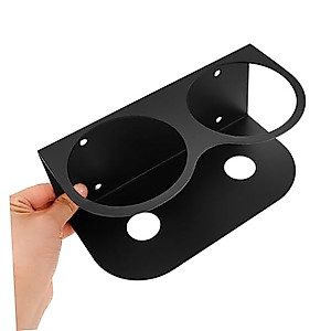 Spray Bottle Holder Hook Spray Bottles Wall Hanging Storage Racks Spray Bottle Hanger Spray Bottle Mounting Bracket Spray Bottle Wall Mount Wall Bracket Black Stainless Steel Gatuida