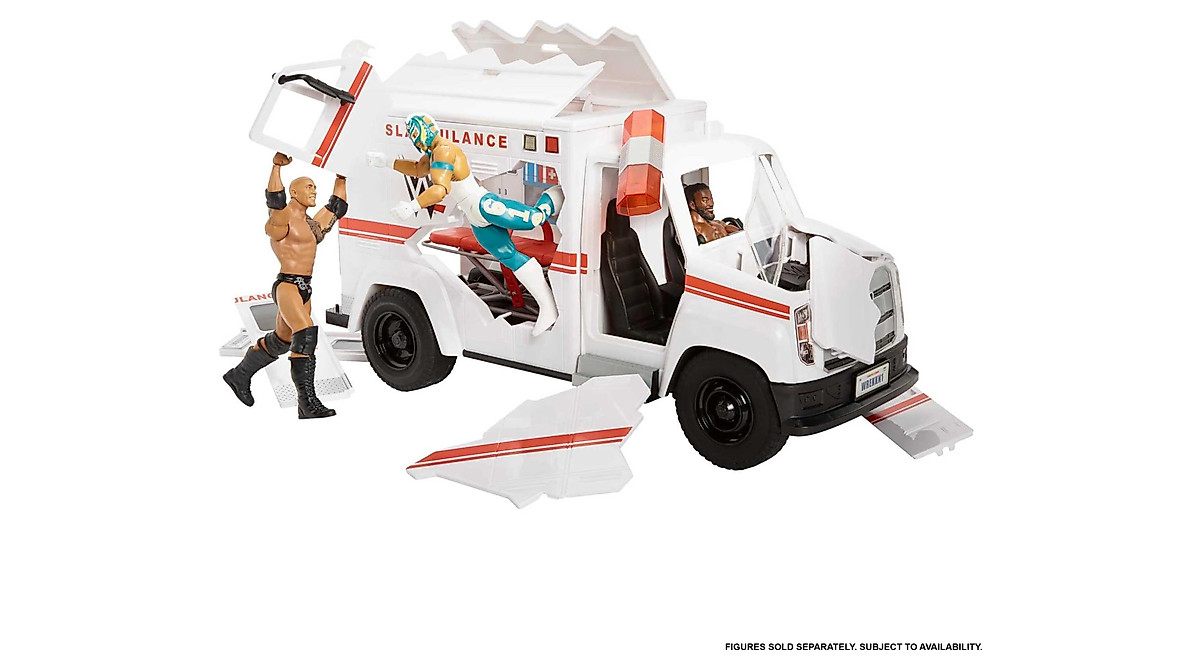WWE Slambulance Breakaway Vehicle for Action Figures