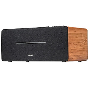 Edifier D12 Integrated Desktop Computer Speakers with Bluetooth 5.0, Wireless Stereo Tabletop Speaker 70 Watts RMS with Subwoofer Line Out, RCA, Aux Input for PC Monitor Laptop - Wooden Enclosure