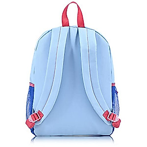 Disney Frozen Girls Backpack for Little Kids | 6 Piece Set Girls Water Bottle Keychains Snack Tote and Knapsack for School