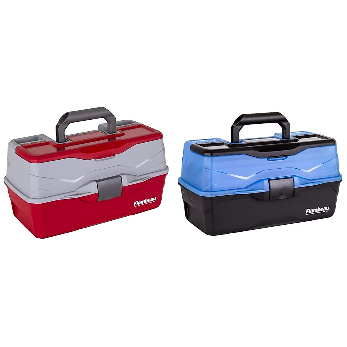 Flambeau Outdoors Classic Tray Tackle Boxes (6383TB, 6383FB)