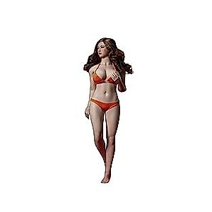 OBEST TBLeague 1/6 Super Flexible Seamless Plump Female Body Suntan Action Figure (Bikini and Head Sculpts Included) (PLLB2020-S39)