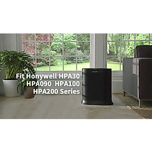 R True Hepa Filters Compatible Honeywell HPA300, HPA200, HPA100, HPA090, HRF-R3, HRF-R2 & HRF-R1(3 Packs) by FilledwithLove