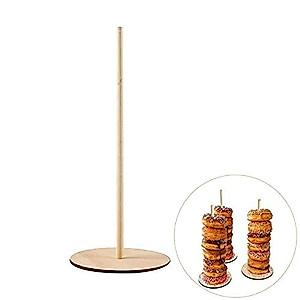 UgyDuky Wood Donut Stands - Set of 3 Donut Display Stands - Wedding Donut Bar Holder Dessert Bar Stand Wedding Decor