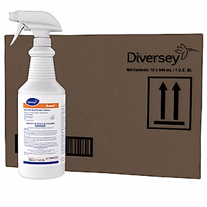 Diversey Avert Sporicidal Disinfectant Cleaner (32-Ounce, 12-Pack)