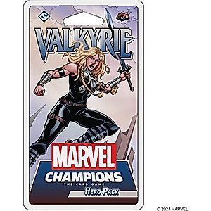 Marvel Champions The Card Game Valkyrie HERO PACK - Superhero Strategy Game, Cooperative Game for Kids and Adults, Ages 14+, 1-4 Players, 45-90 Minute Playtime, Made by Fantasy Flight Games