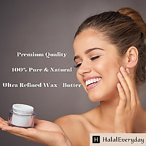 Lanolin (Anhydrous) - Ultra Refined Butter - Use for Lotion, Cream, Lip Balm, Oil, Stick, or Body Butter 4oz - Natural Nipple cream - lip balm By HalalEveryday®
