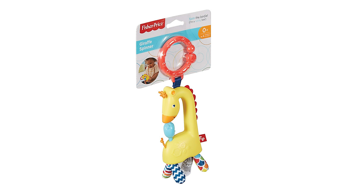 Fisher-Price Giraffe Spinner for Baby Development & On-the-Go Play