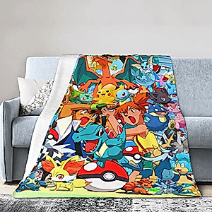 Aadisha Flannel Blanket for Beding Cozy Plush Throw Blanket Lightweight Decorative Blanket Air Conditioner Blanket for Couch Sofa Chair Office Travelling Camping 40"X30"Style-1