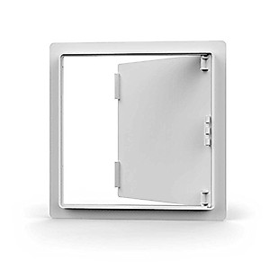 Acudor PA1212 Pa-3000 Plastic Access Door 12x12, Plastic, 14" Height , White
