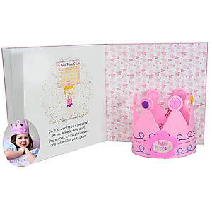Tickle & Main Princess Potty Training Gift Set with Book, Potty Chart, Star Magnets, and Reward Crown for Toddler Girls