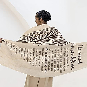 Fdiodov Bereavement Gifts Blanket 60''x 50'' - Memorial Gift for Loss of Loved one - Condolences, Sympathy - Best - Memory Father Husband Wife Son Sister Throw