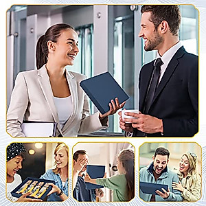 The Wave Japanese Ukiyoe Wooden Bookmarks for Book Lovers Men 4 Pcs Color Handmade Natural Bookmarks Art Book Mark with Tassel and Box Set, Good Gift for Men, Women