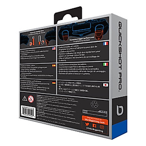 Bionik Quickshot Pro: Customizable Trigger Enhancement Kit Designed for PlayStation 4 Dualshock Controllers -Improved Ergonomics - PlayStation 4