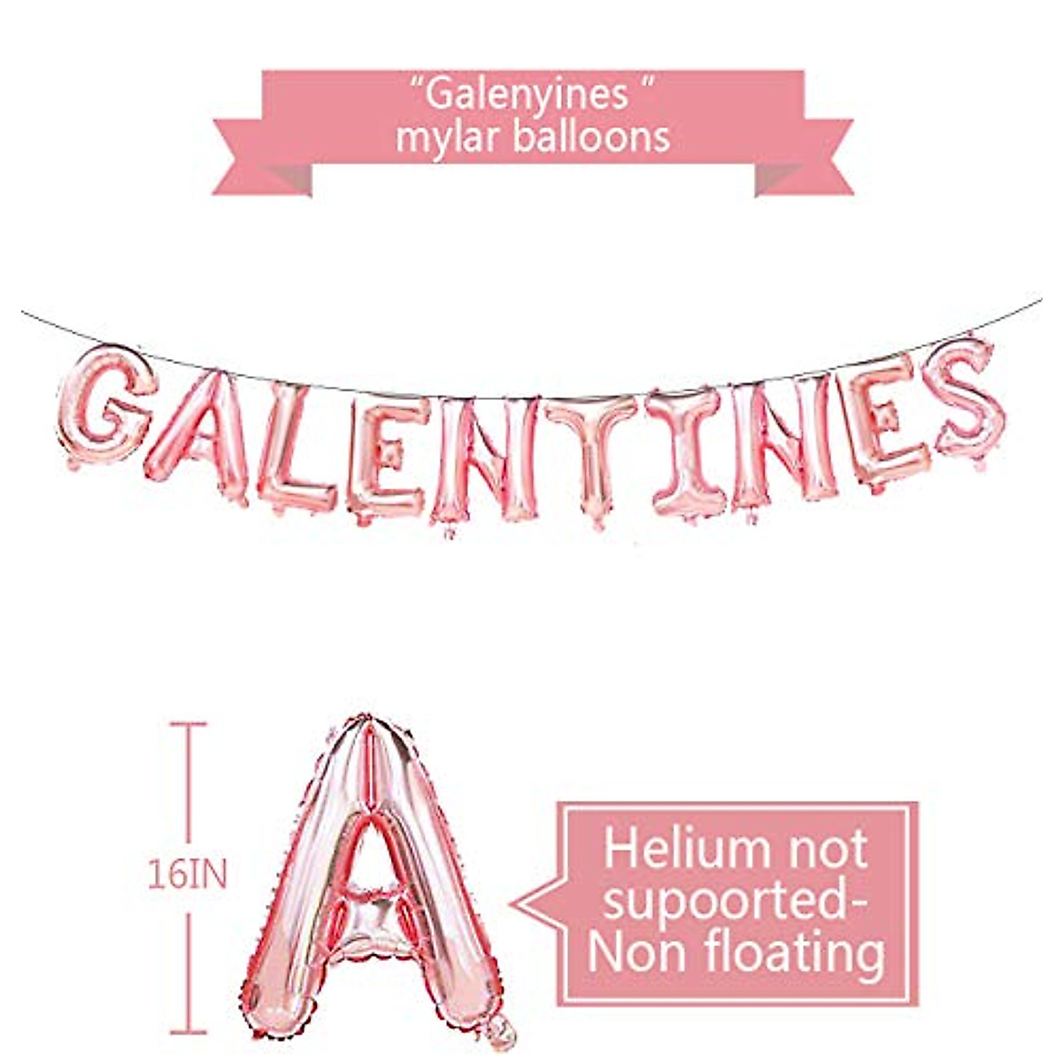 Valentine's Day Balloon Decorations, Galentine's Day Decor,Valentine's Day Balloon Banner, Valentine's Day Supplies, Galentine's Day Decorations
