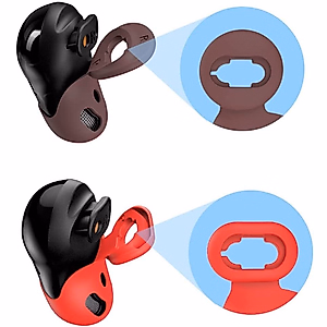 JNSA Galaxy Buds Live Anti-Slip Earbuds Ear Skins Earbud Cover Ear Tips Covers Compatible with Samsung Galaxy Buds Live, Non-Slip Sound Leakproof Earbuds Covers,2 Size 4 Colors 8 Pairs (Live)