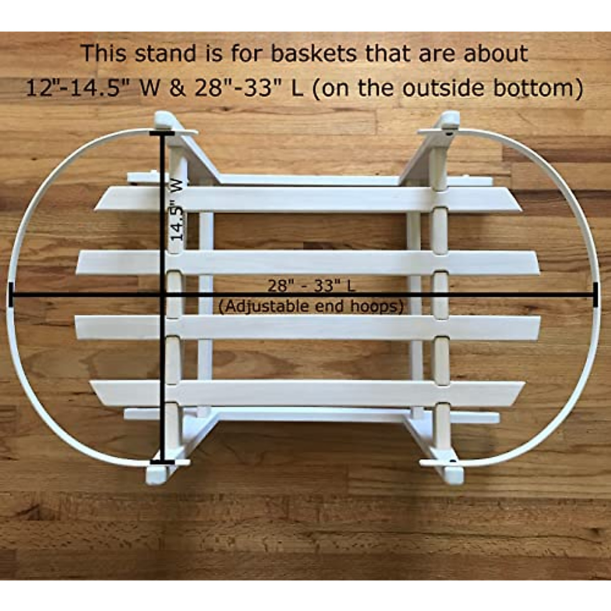 2 in 1 Natural Rocking Stand for Tadpoles Moses Baskets - with Brakes (Read All Product Details)