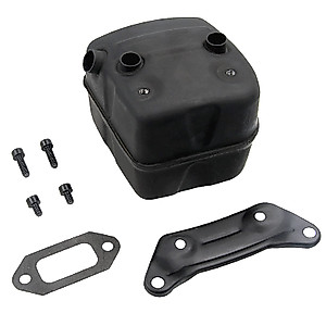 Kimsion Exhaust Muffler 544029501 with Bracket Gasket Screws for Husqvarna 362 362XP 365 371 372 372XP 385XP 390XP & Jonsered 2165 2166 2171 2172 Chainsaws, Replaces 503765301