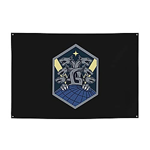 Emblem Of The Peterson-Schriever Garrison Personalized Festive Banners To Add Atmosphere To Your Celebration 47Ã—71in
