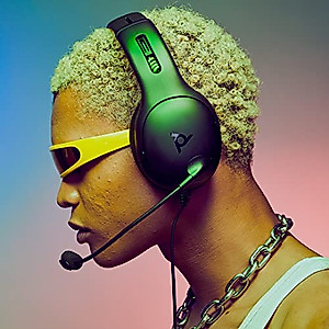 PDP LVL50 Wired Headset with Noise Cancelling Microphone: Black - PS5/PS4