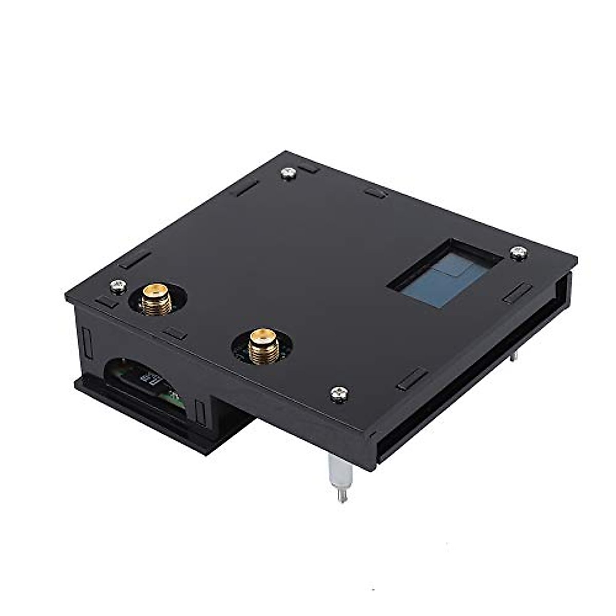 Hotspot Module for MMDVM , ABS Hotspot Module Antenna Case Kit with high Performance 32-bit ARM Processor for MMDVM DIY OLED(Black Shell)