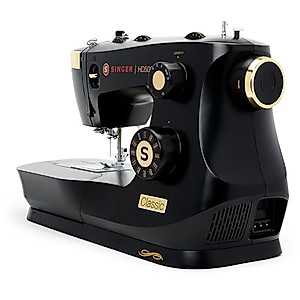 SINGER Heavy Duty 500 Classic Sewing Machine with Accessory Kit | Strong Motor with Enhanced Piercing Power, 23 Built-In Stitches, Full Metal frame, 1-step Buttonhole & LED Light