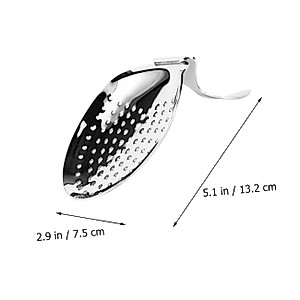 KICHOUSE Mini Tools Ice Filter Bartending Tool Bar Tool Bartending Strainer Drink Filter Drink Making Tool Hotel Tool Coffee Filter Screen Wine Set Cocktail Water Filter Stainless Steel