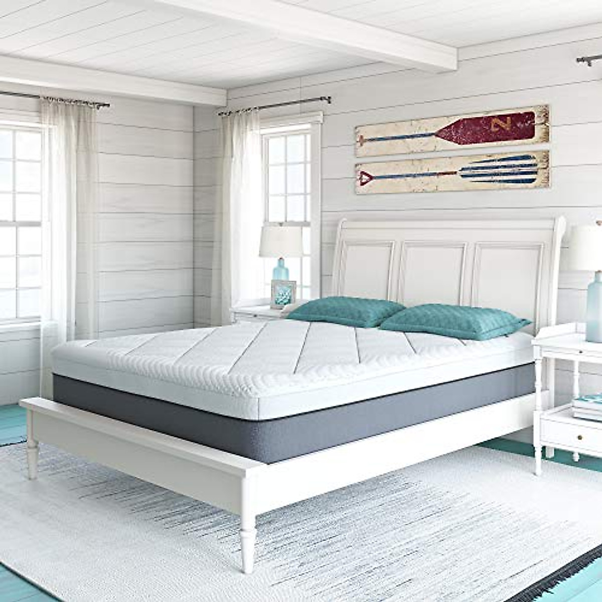 Classic Brands Cool Gel Quilted Memory Foam 14-Inch Mattress | CertiPUR-US Certified | Bed-in-a-Box, California King