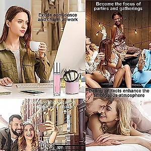 2Pcs Phero Perfume, Lunex Phero Perfume, Phero Perfume for Women, Ferromont Perfume for Women, Roll On Perfume Phero Oil, Portable Perfume Long Lasting Female （A）